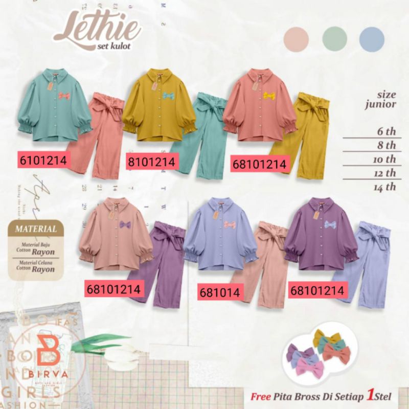 Jual Birva Lethie set Kulot | Shopee Indonesia