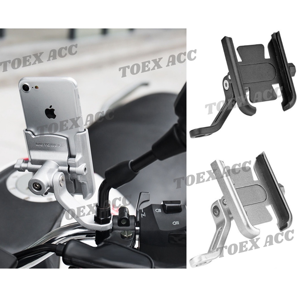 Jual Phone Holder HP MOTOR SEPEDA Spion Stang Universal | Shopee Indonesia