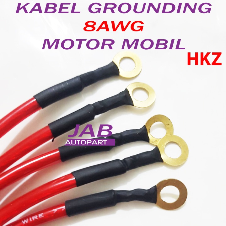 Jual Kabel Grounding Mobil Motor Ground Wire Kit 8 AWG HKZ | Shopee ...