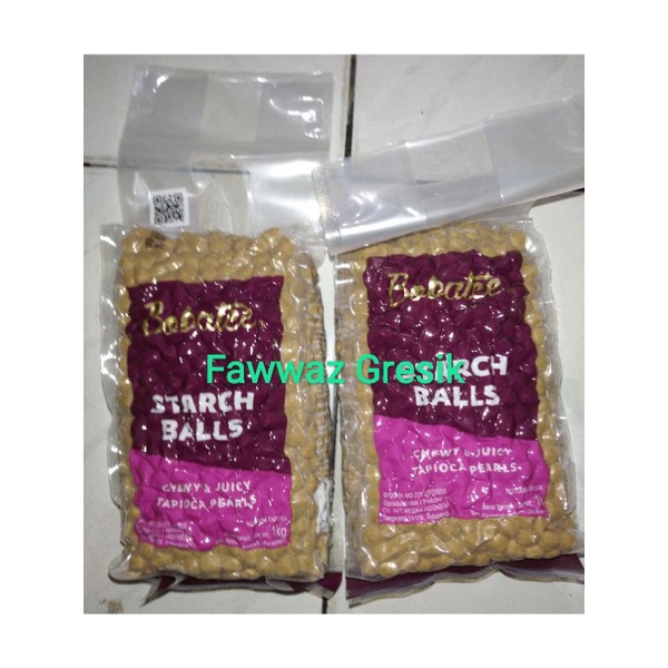 Jual BOBATEE 1kg / BOBATE / PEARL TAPIOKA / BUBBLE MERK BOBATEE Boba 1 ...