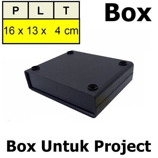Jual Box Plastik / Kotak Plastik Hitam X8 16x13x4cm Box Casing Case ...