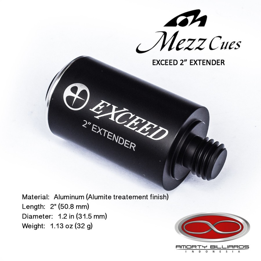 Jual Exceed 2” Extender - Black | Shopee Indonesia