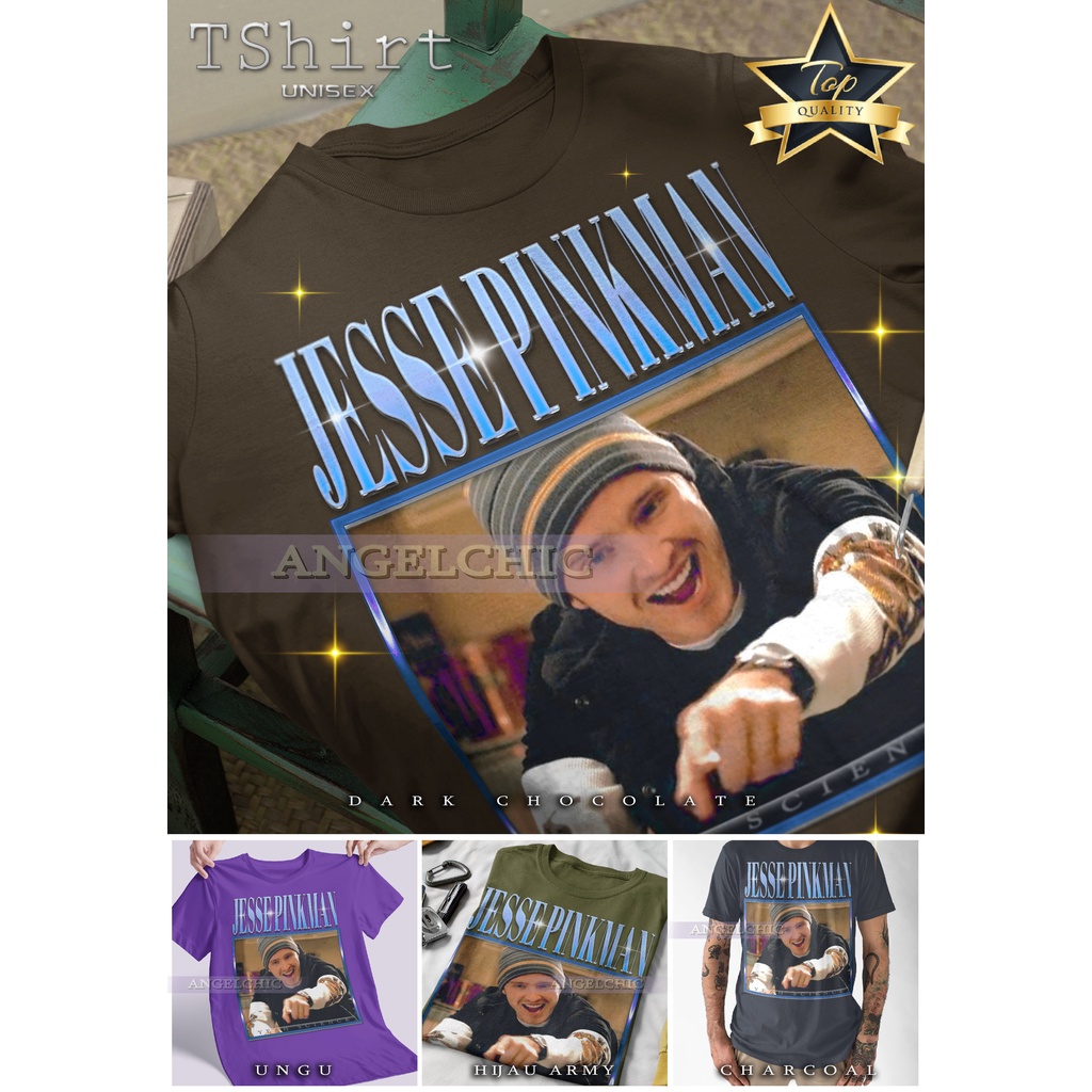 Jual BAJU JESSE PINKMAN Breaking Bad Unisex Bootleg Tee Kaos Premium ...