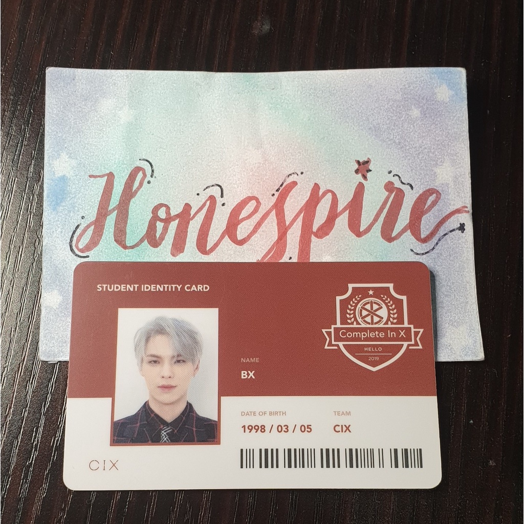Jual BX CIX ID Card Chapter 2 photo card | Shopee Indonesia