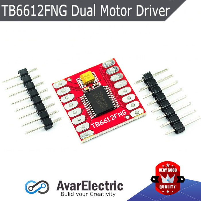 Jual Tb6612fng Dual H Bridge Dc Drive Mini Motor Driver Module Merah 6612 Shopee Indonesia 