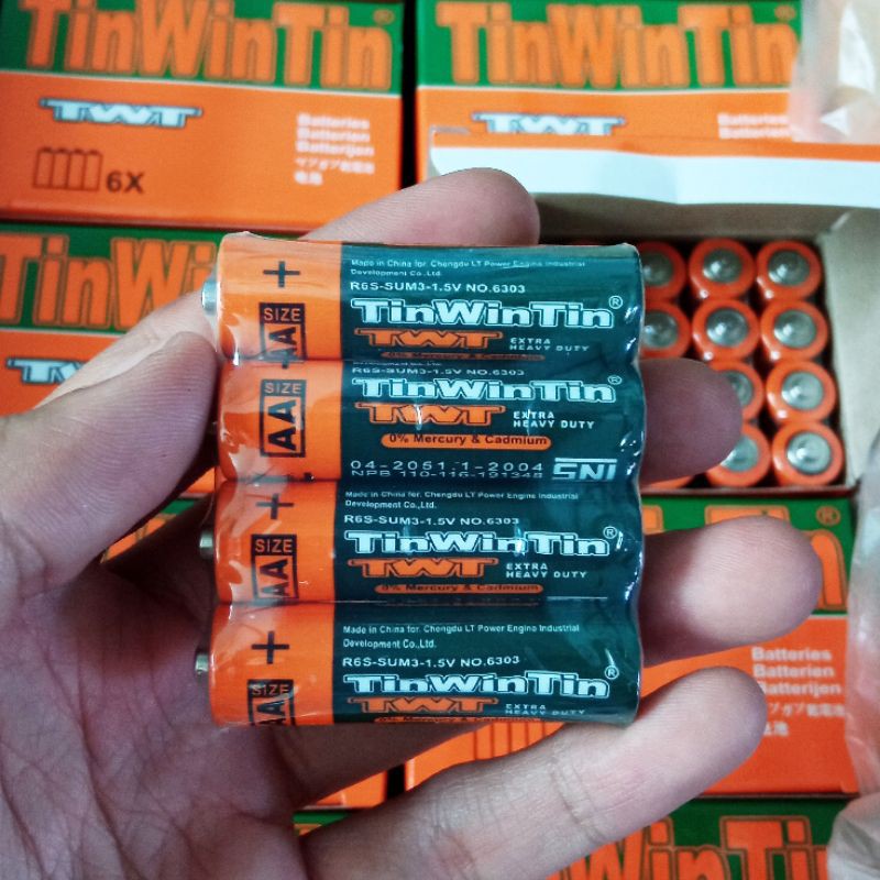 Jual Baterai AA A2 Murah TWT / Dynamax / Baterai Mainan, Jam Dinding ...