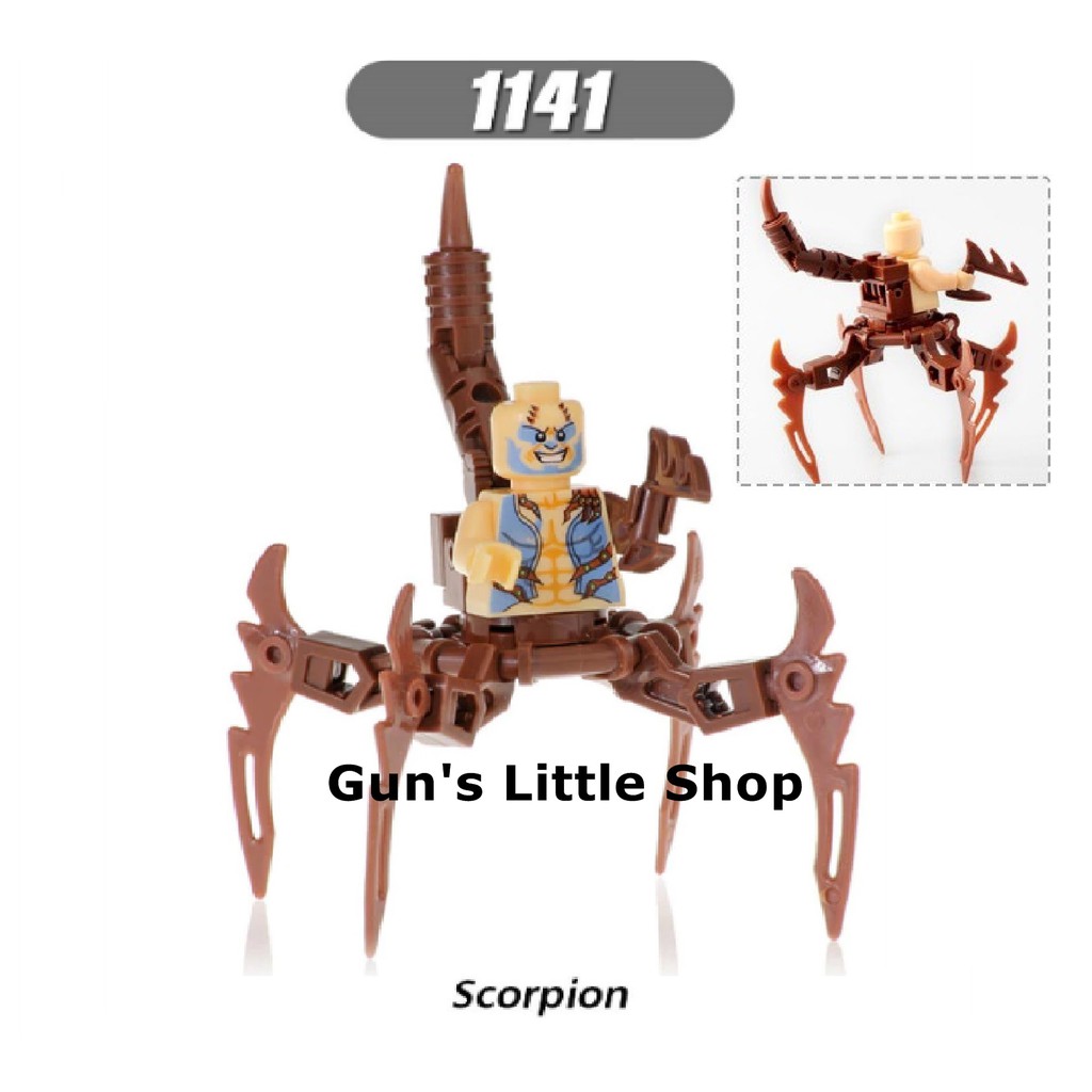 Jual Brick block - Scorpion Sandman Spiderman Octopus tanpa dus ...