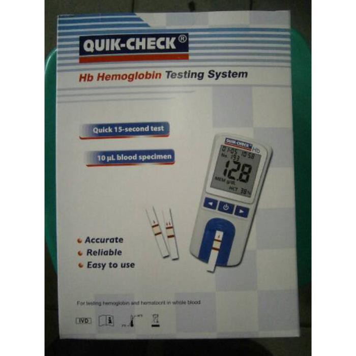 Jual Quick Check Hb Hemoglobin Testing System | Shopee Indonesia