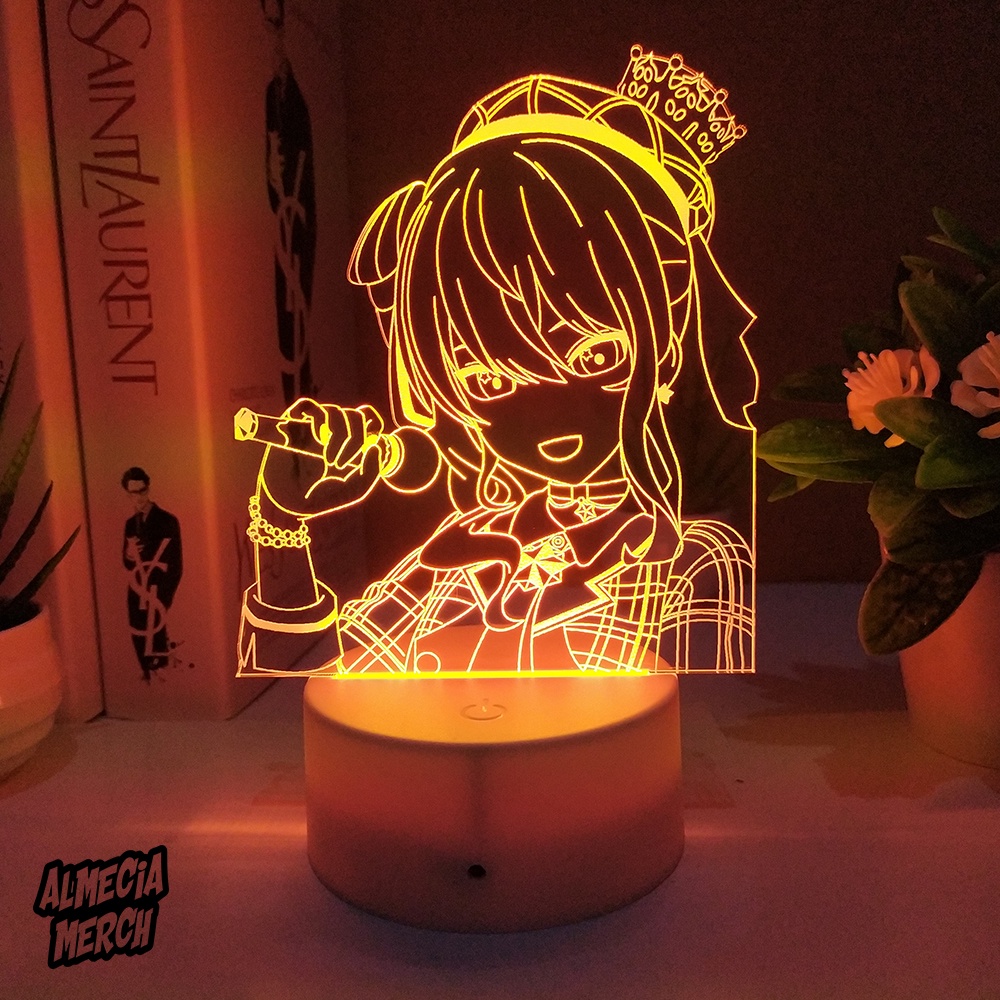 Jual Lampu Tidur LED / Night Lamp Acrylic Karakter Hololive JP / Lampu ...