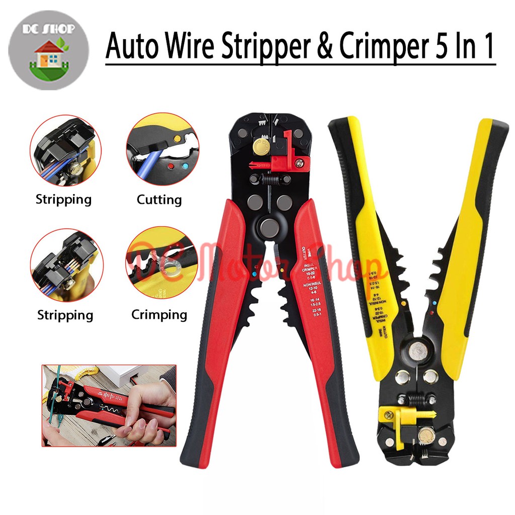 Jual Automatic Wire Stripper Crimper Cuter Pliers Crimping Tool Alat ...
