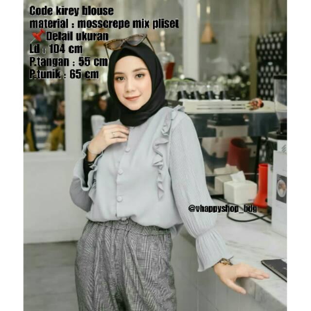 Jual ATASAN MODEL BLOUSE KEKINIAN | Shopee Indonesia