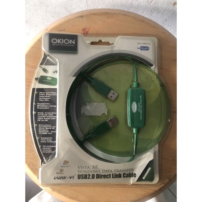 Jual Okion USB 2.0 Direct Link Cable | Shopee Indonesia