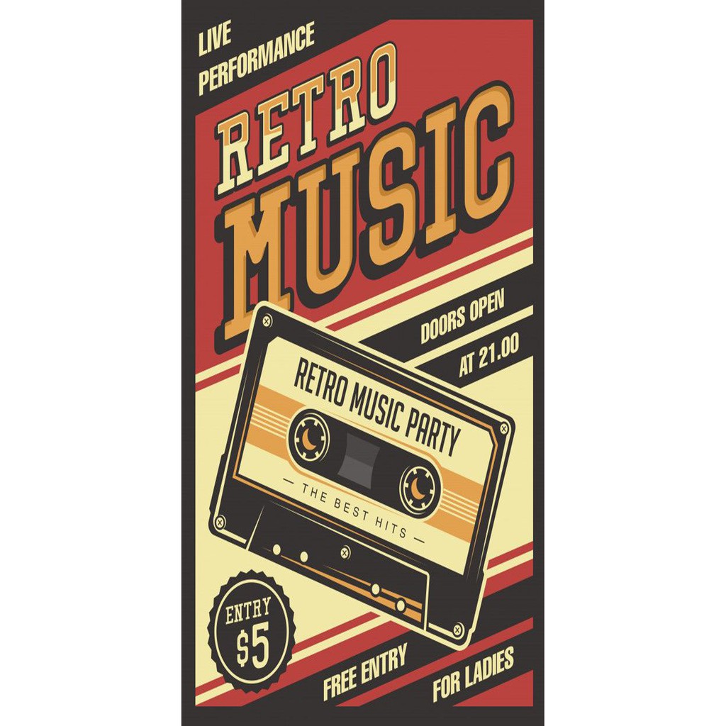 Jual 048/10x20cm/gambar/hiasandinding/walldecor/poster/retro/jadul ...