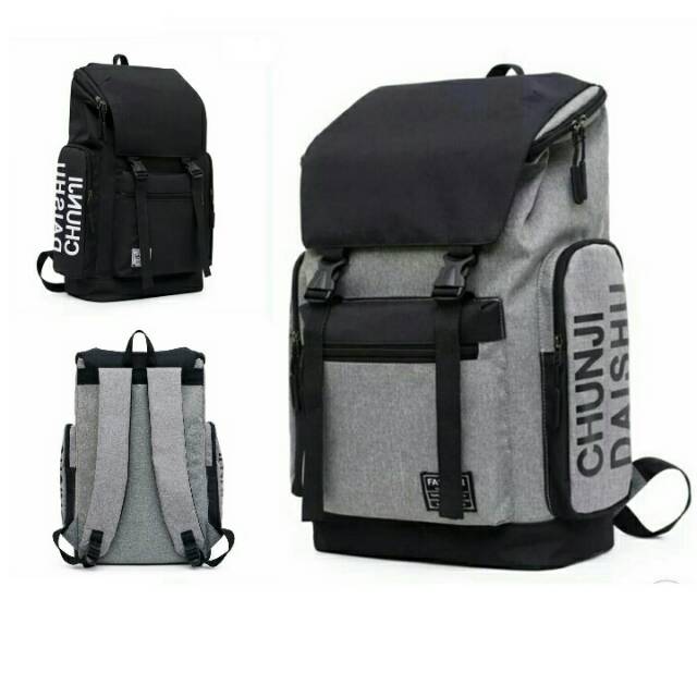 Jual Ransel Stylish Chunji Daishu Model Tutup | Shopee Indonesia