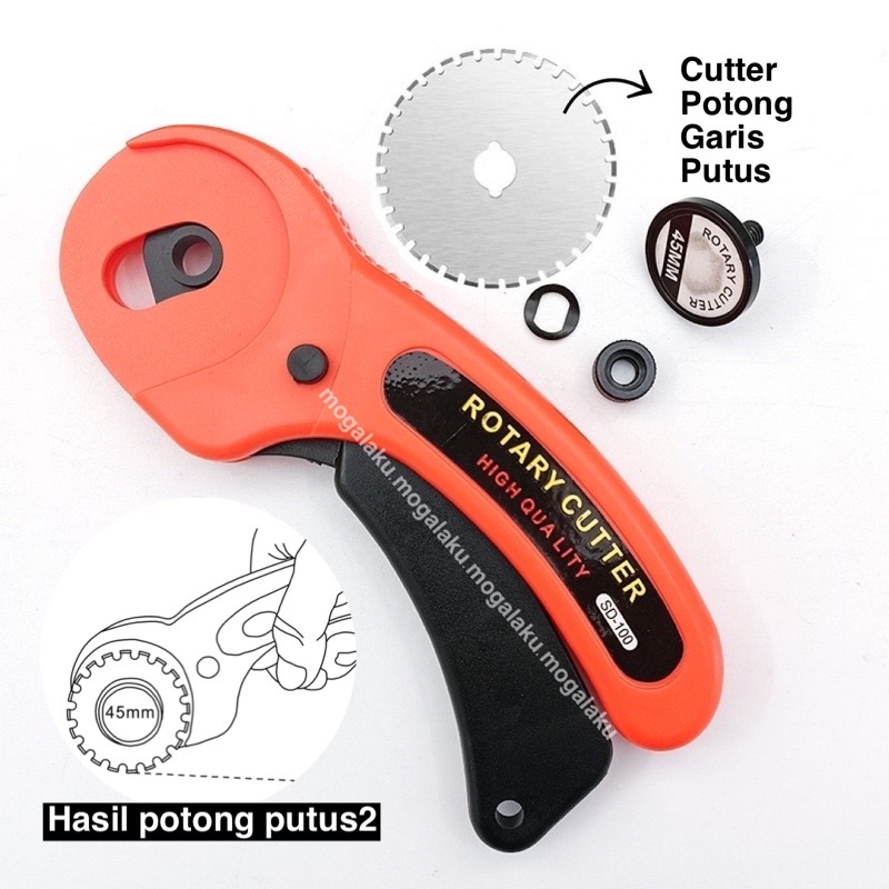 Jual Cutter Porporasi tanda potong kertas Alat pembuat tanda sobek ...