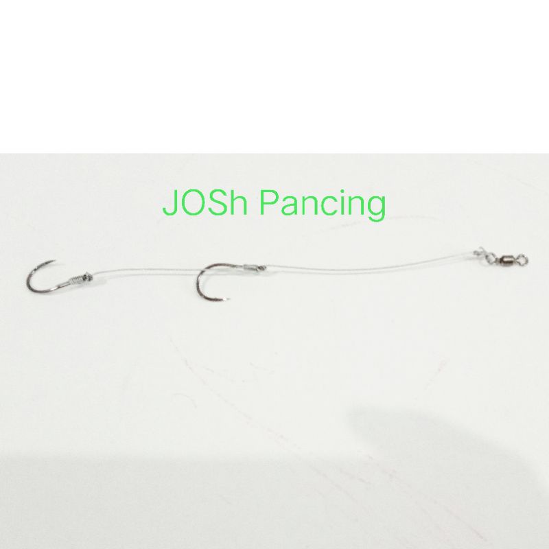 Jual Kail Konceran Double Tenggiri Baracuda Alu Toman Hook 2 rangkaian ...