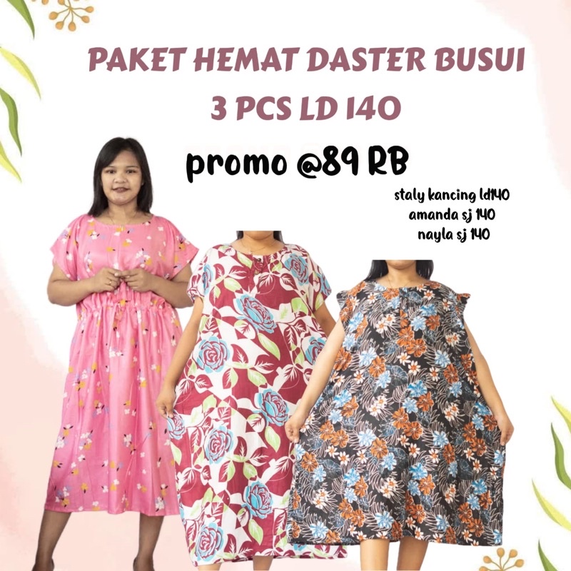 Jual Paket hemat daster busui 3 pcs ld 140 | Shopee Indonesia Jual Paket hemat daster busui 3 pcs ld 140 | Shopee Indonesia