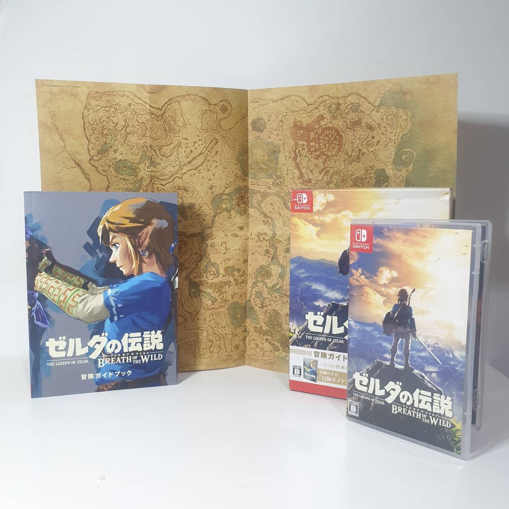 Jual The Legend of Zelda BOTW Collector Explorer's Guide + Map ...