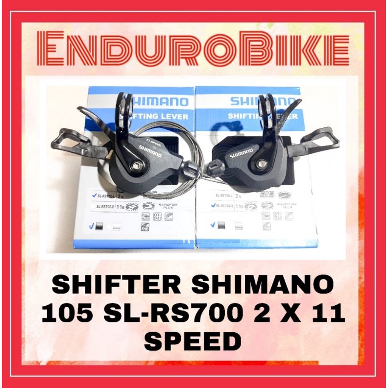 Jual SHIFTER SHIMANO 105 SL-RS700 2 X 11 SPEED DOUBLE RIGHT LEFT RS 700 ...