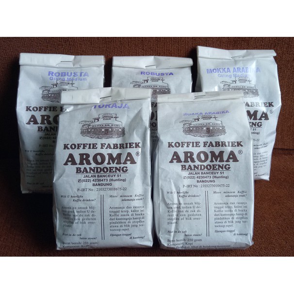 Jual KOPI AROMA 500 GR - ARABICA / ROBUSTA - Fresh Asli - BUBUK HALUS ...