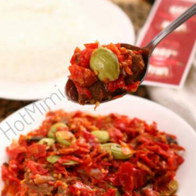 Jual DENDENG SAPI BALADO PETE (350gr) || Lauk Pauk. Ready To Eat. Lauk ...