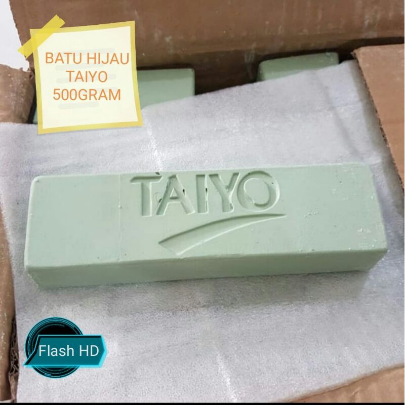 Jual Batu hijau langsol taiyo polish stenlis 500gram | Shopee Indonesia