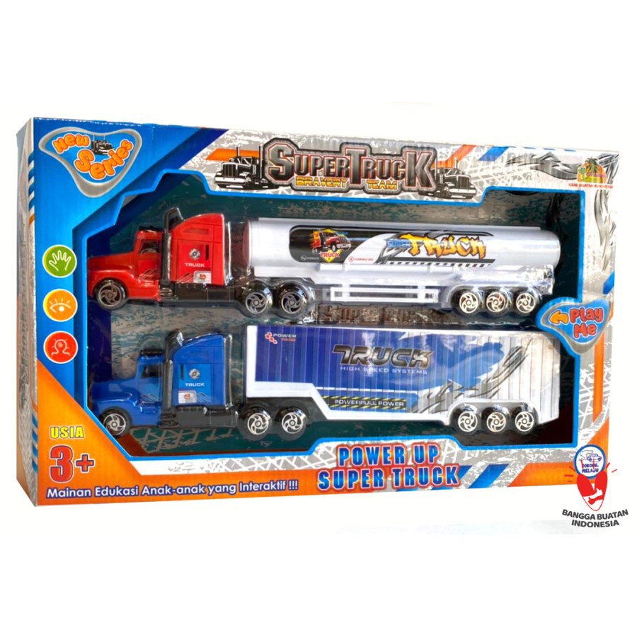 Jual Mainan Cowok Mobil Kontainer Super TRUCK OCT 6040 Kado Mainan Anak ...