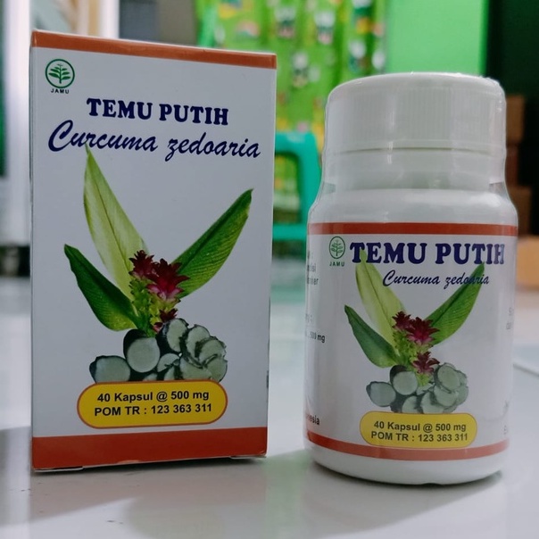 Jual Temu Putih HI (40 KAPSUL) / Herbal TEMU PUTIH / ASLI | Shopee ...