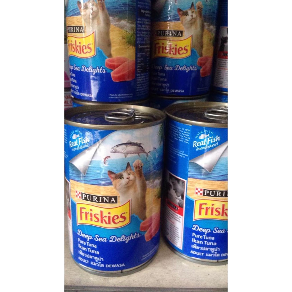 Jual New Friskies Kaleng Deep Sea Delights Diminati Banget | Shopee ...