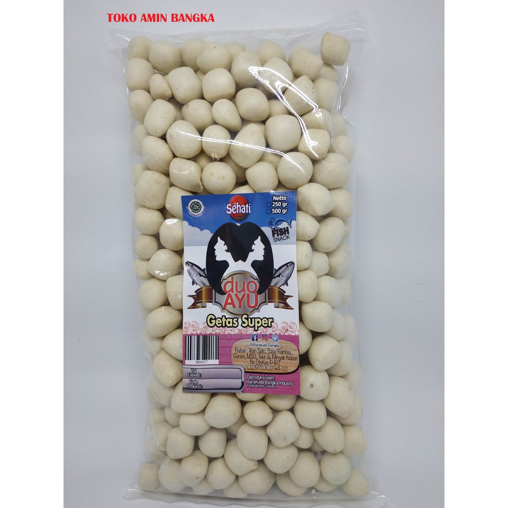 Jual Kerupuk Getas Khas Bangka Cap Duo Ayu Bulat | Shopee Indonesia