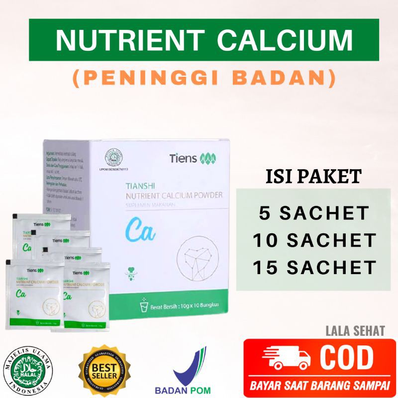 Jual Nutrient Calcium (Peninggi Badan Herbal Alami) | Shopee Indonesia