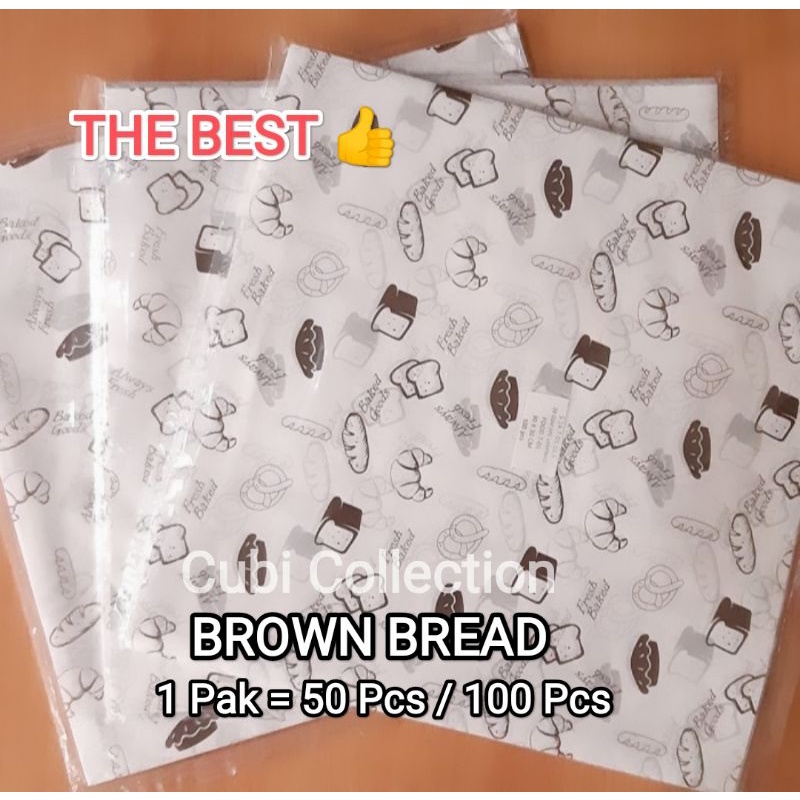 Jual KERTAS NASI BURGER MOTIF 30x30 LAMINASI KFC MCD KEBAB HOTDOG ...