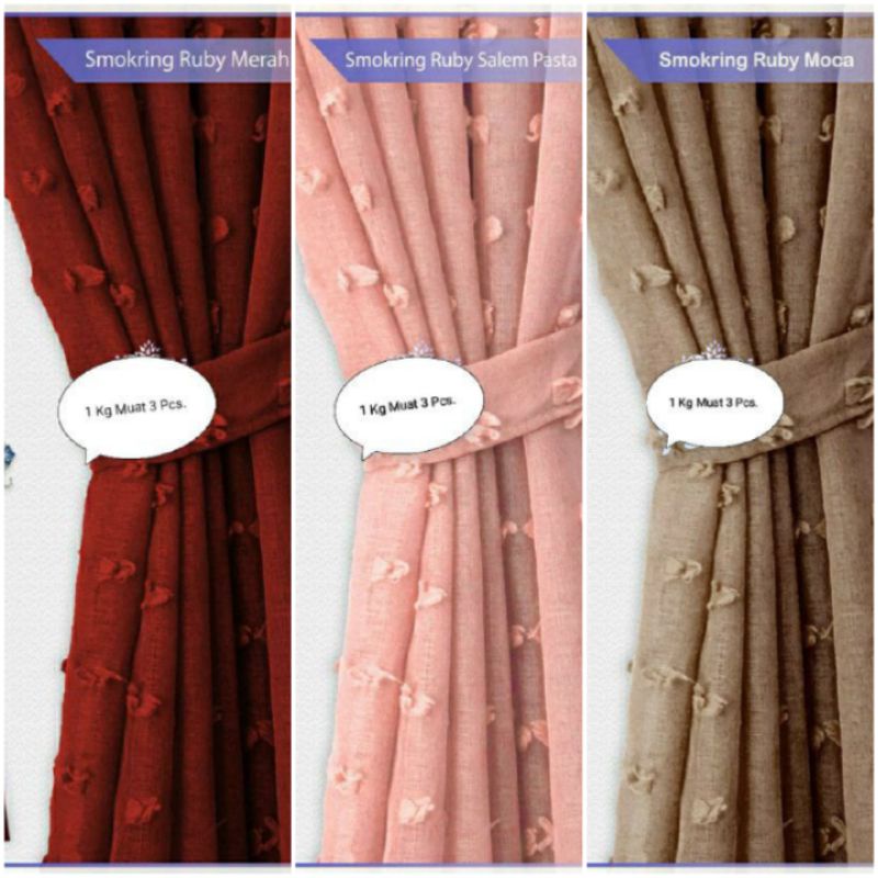 Jual vitrase rubby model smockring | Shopee Indonesia