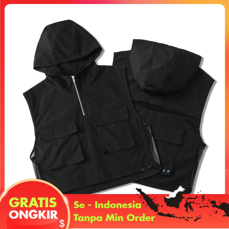 Jual Rompi Fashion Hip-Hop Street Pria Dan Wanita Pasangan Mengenakan ...