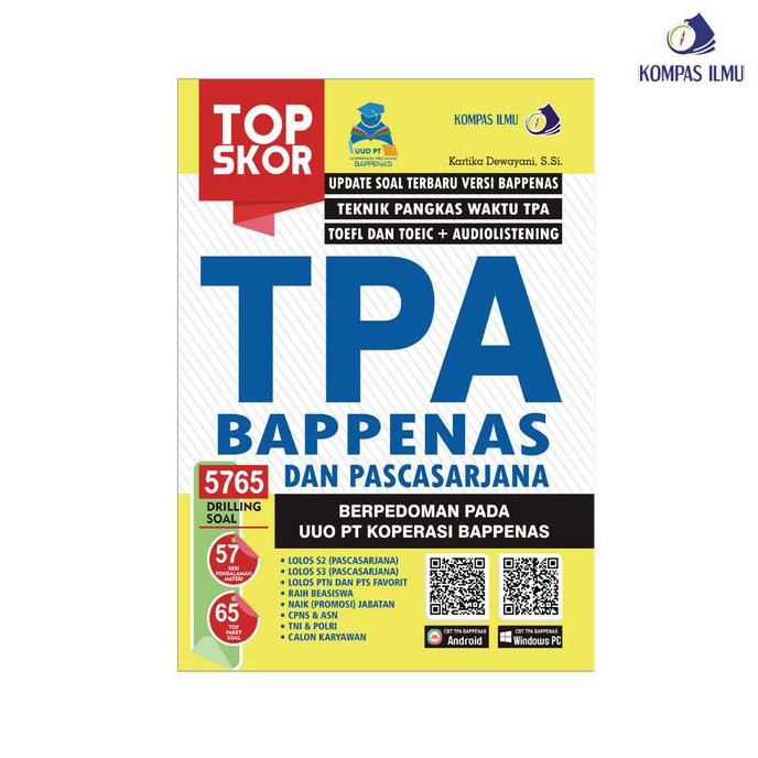 Jual Buku TOP SKOR TPA BAPPENAS Dan PASCASARJANA (Kompas Ilmu) | Shopee ...