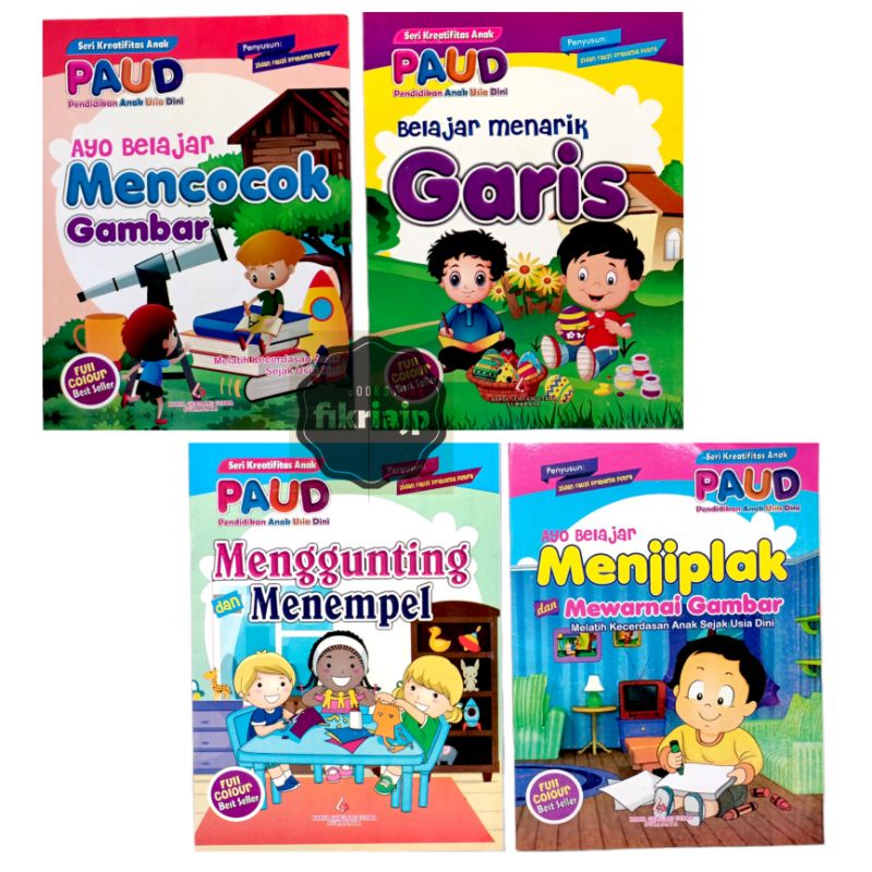 Jual Ayo Belajar Menjiplak dan Mewarnai Gambar - Menarik Garis ...
