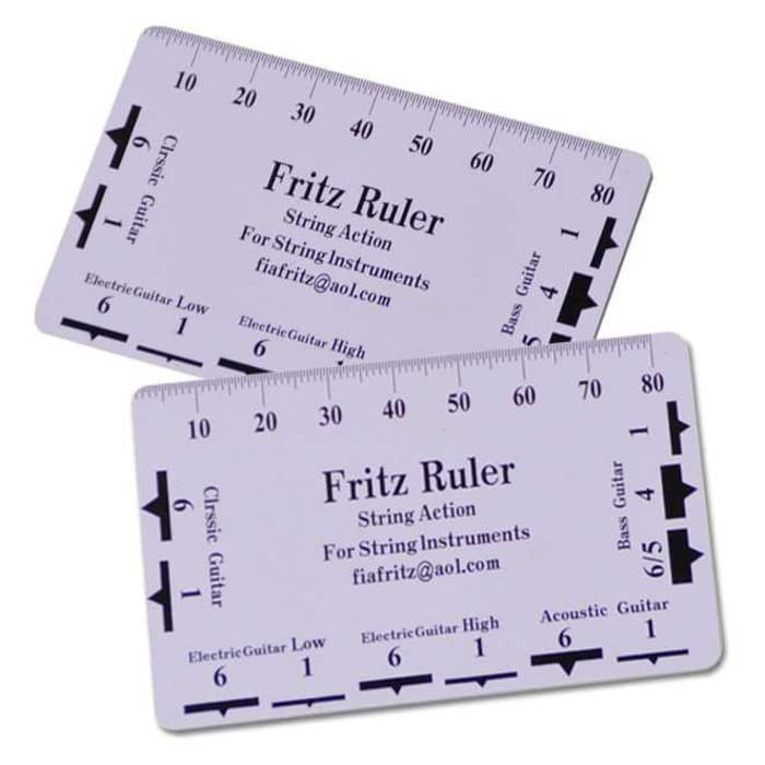 Jual Fritz Ruler Action Gauge String Pitch Ruler Senar Gitar - Putih ...