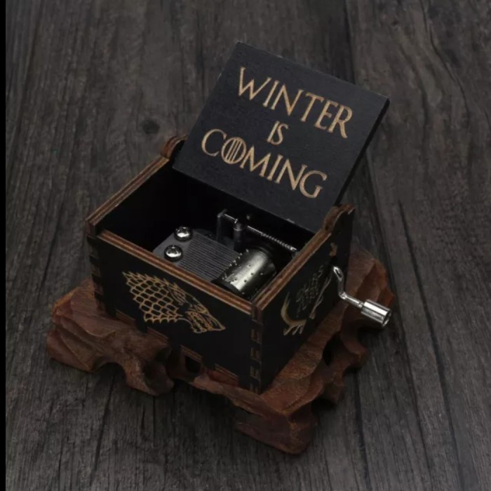 Jual Kotak Music Kayu Game of Thrones Wooden Music Box kotak musik ...