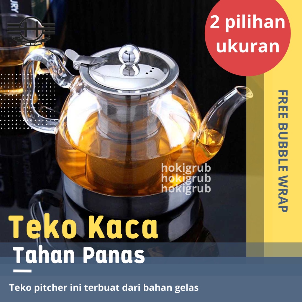 Jual Teko Kaca Tahan Panas Teko Teh Teko Pitcher Teh Chinese Teapot ...