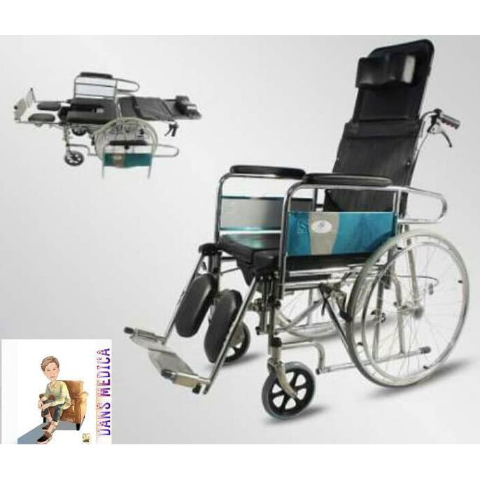Jual kursi roda 3in1, reclining, commode |ORIGINAL KUALITAS |HOTLIST ...