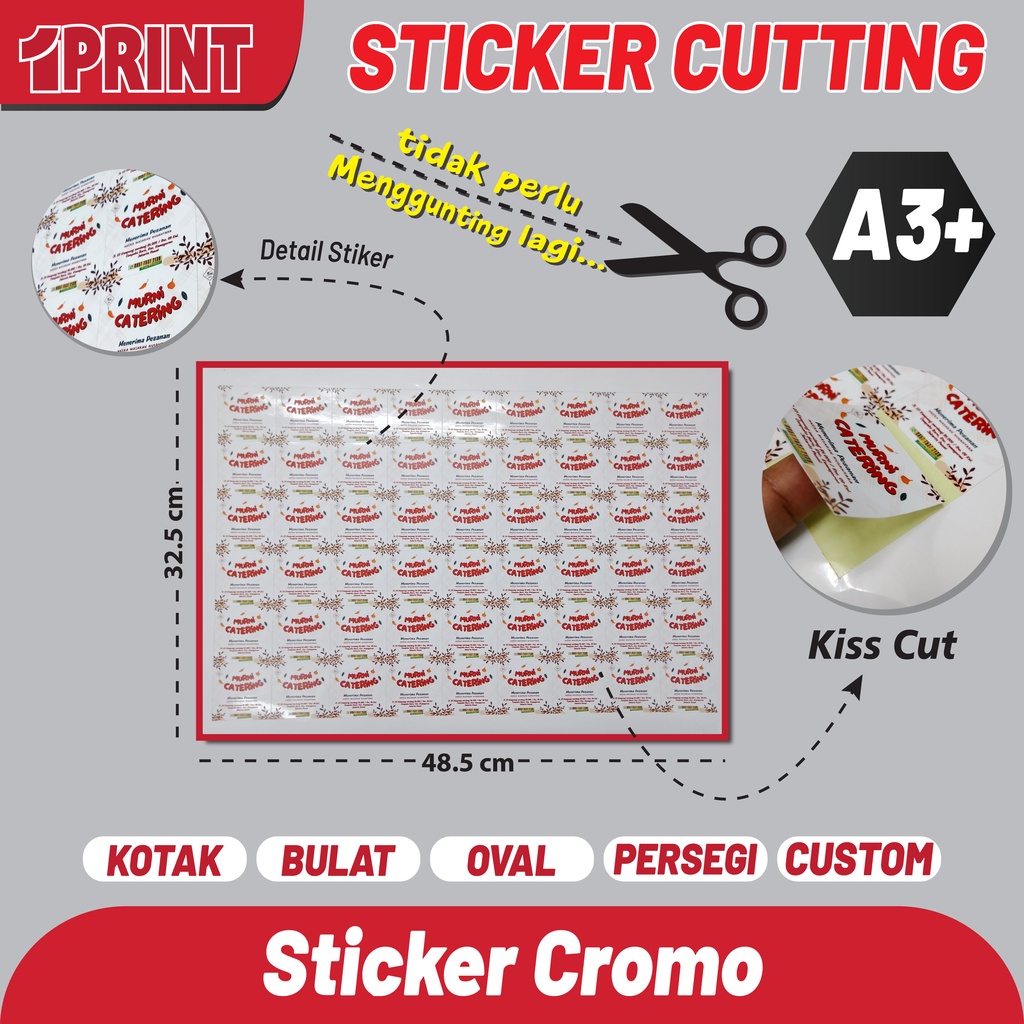 Jual Cetak Sticker Cromo A3+ | Print Stiker Label Kromo A3+ | Print ...