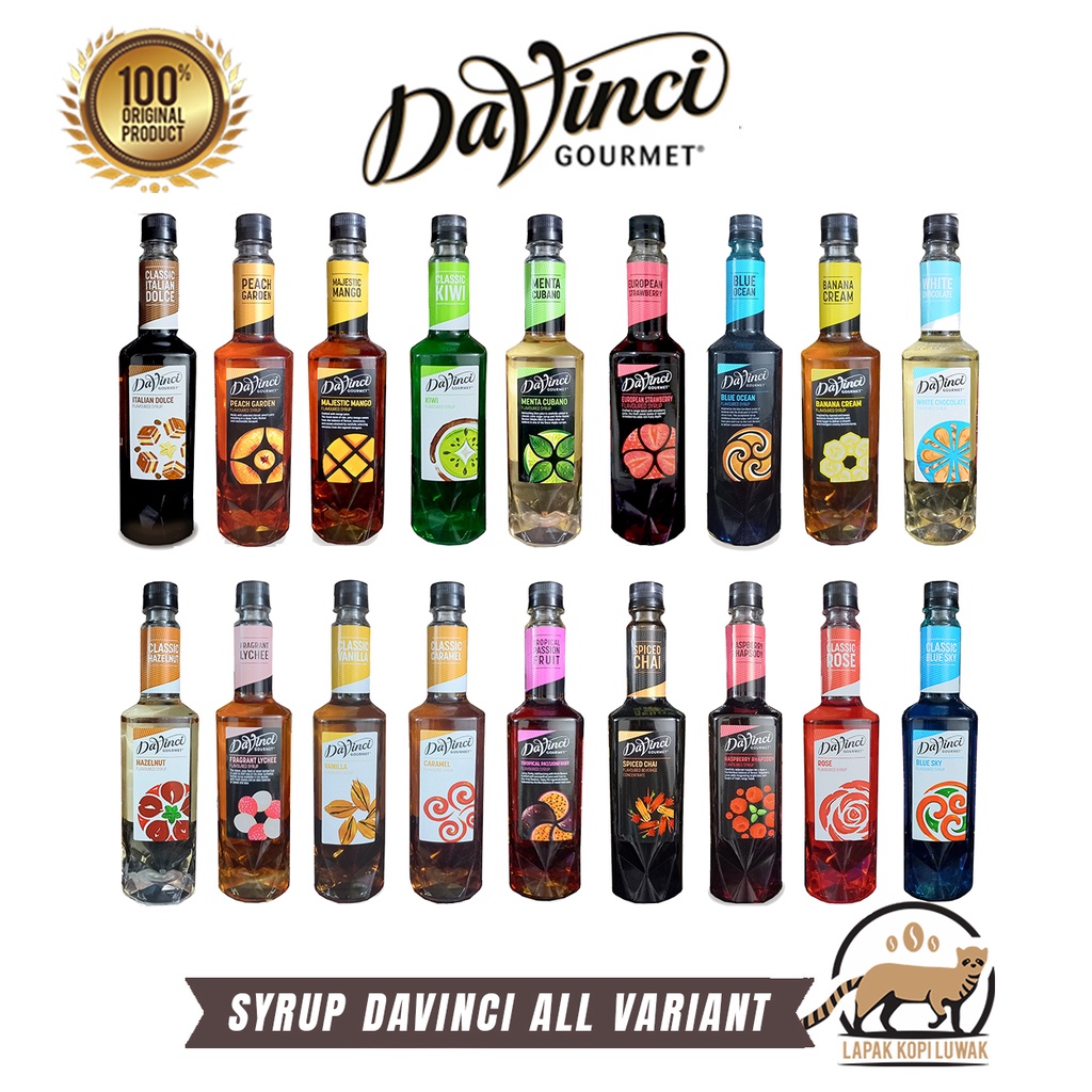 Jual Davinci syrup all Variant - Sirup Davinci Hazelnut, Vanilla ...