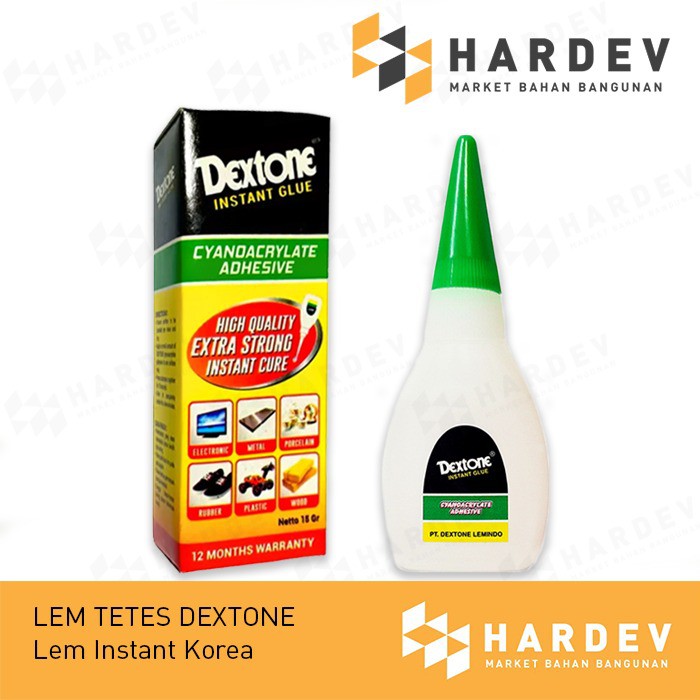 Jual DEXTONE Lem Korea - Lem Setan Lem Tetes Instant Glue | Shopee ...