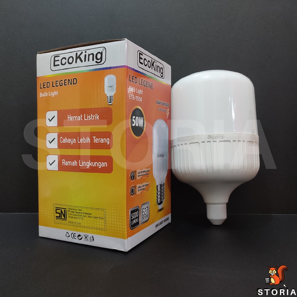Jual ECOKING BOHLAM LED JUMBO LEGEND / LAMPU LED / TABUNG / KAPSUL LED BULB | Shopee Indonesia