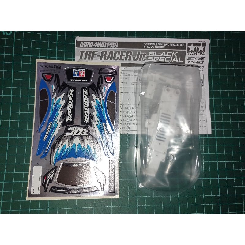 Jual Body Polycarbonate dan Decal Stiker Set TRF Racer Black Special bawaan chassis ms Original ...