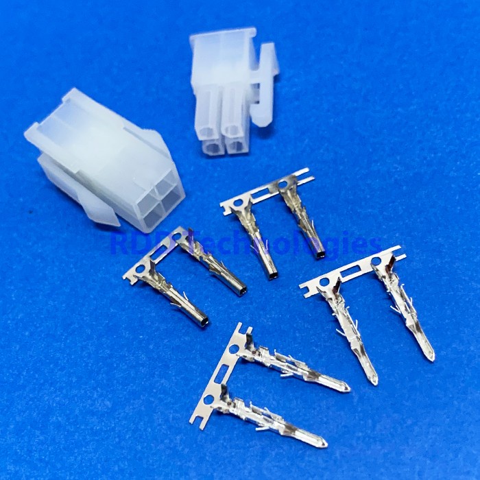Jual Satu set Connector Molex 5559 2x2 untuk menyambung kabel | Shopee ...
