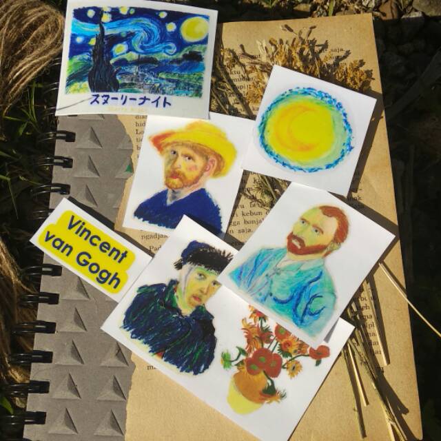 Jual Vincent van Gogh Sticker Pack | Shopee Indonesia