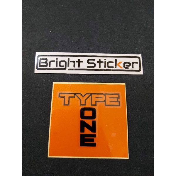 Jual STICKER TYPE ONE CUTTING | Shopee Indonesia
