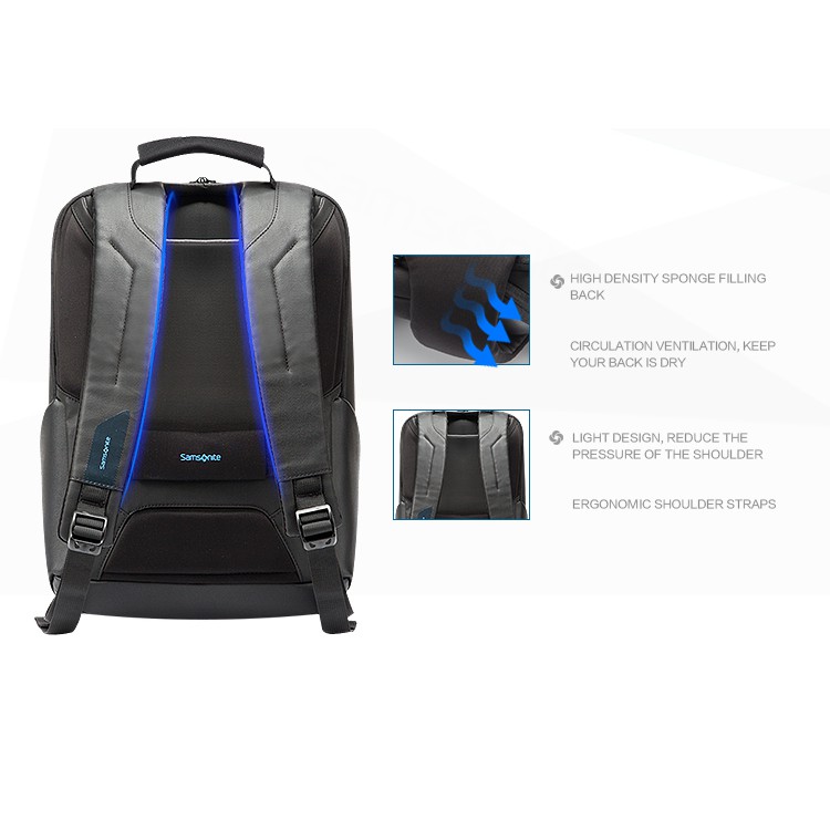 Jual Tas Samsonite Ransel Executive Kasual Tas Laptop 15.6 Inch Model ...