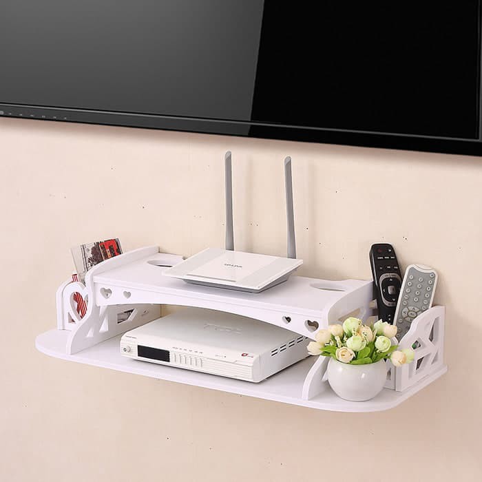 Jual Unik Rak Kayu Meja Center Android Set Top Box TV Remote DVD ...